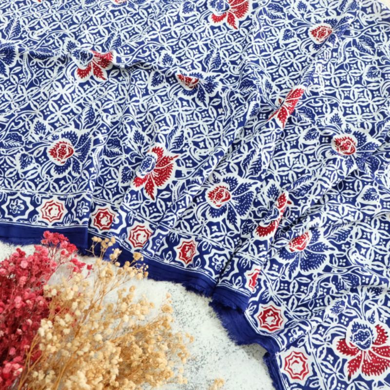 Jual kain batik cap colet khas trusmi cirebon bahan paris batik elliza ...