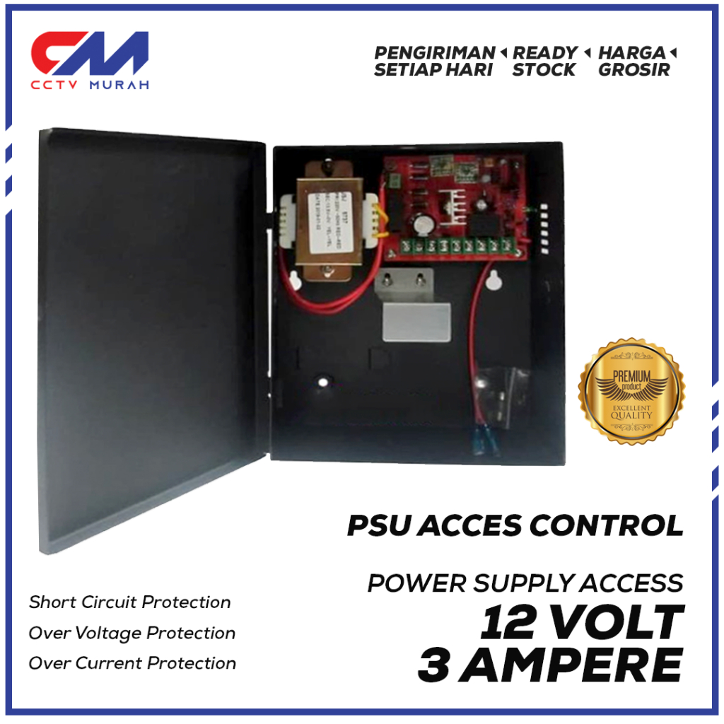 Jual Backup Box Power Supply Access Control 12V 3A , 5A ,10A , 20A ...