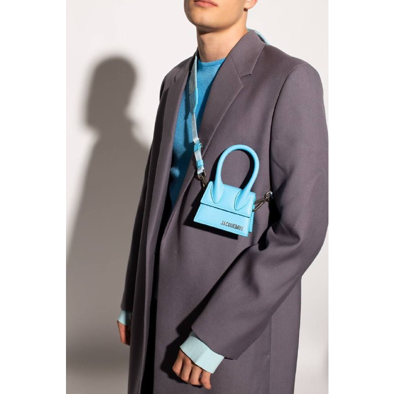 Jual JACQUEMUS Mini Le Chiquito Homme Blue (Wide Strap) | Shopee Indonesia