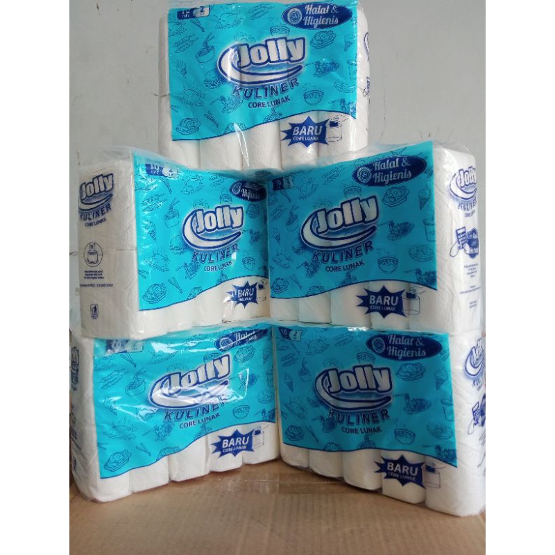 Jual PROMO JOLLY ROLL 5 PACK ( Free Spon Cuci Piring) | Shopee Indonesia