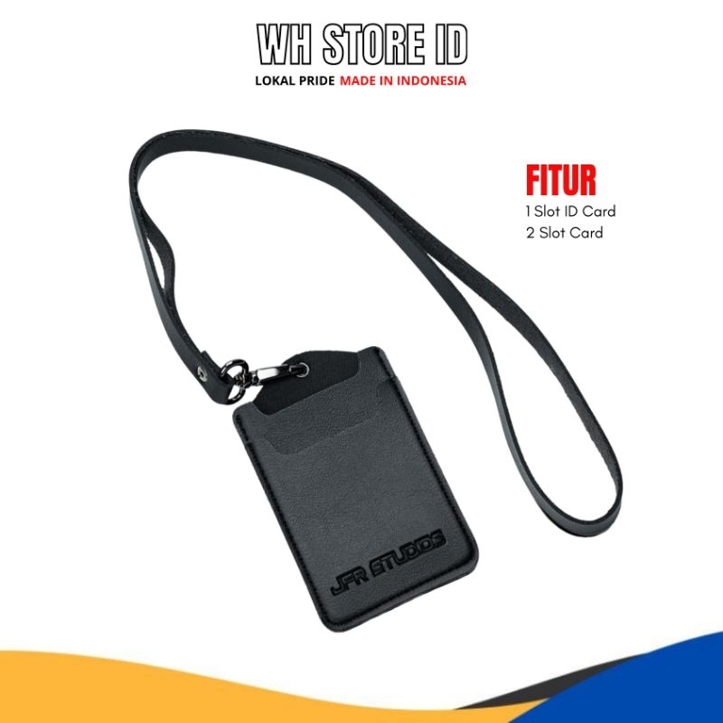Jual IDCARD01 ID CARD BAHAN KULIT PREMIUM COVER ID CARD NAME TAG KERJA ...