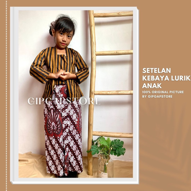 Jual SETELAN KEBAYA LURIK ANAK - SETELAN BAJU ADAT ANAK - KEBAYA LURIK ...