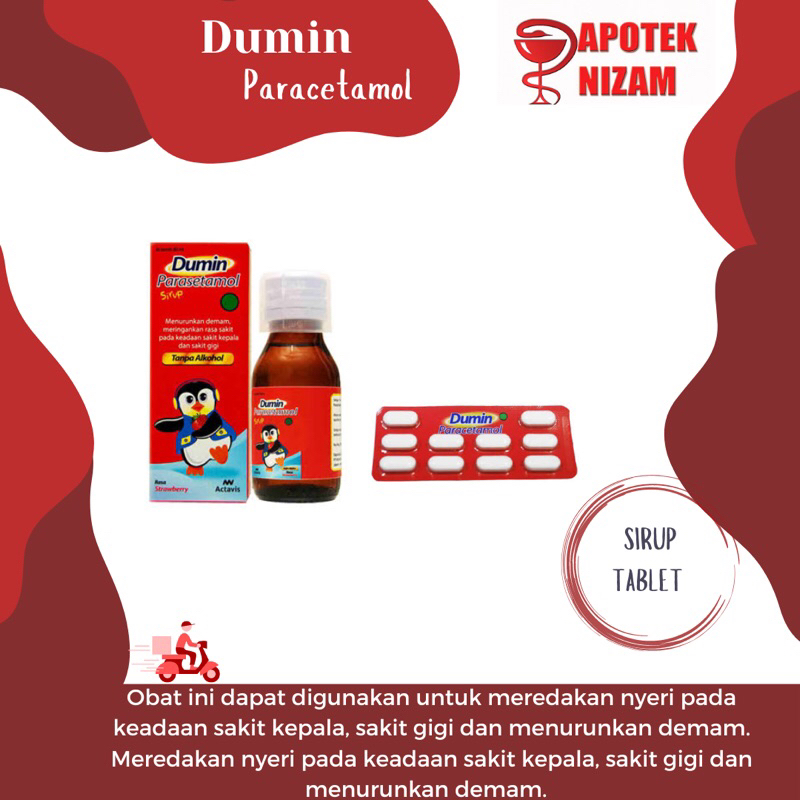 Jual DUMIN SIRUP 60 ml / DUMIN TABLET 1 STRIP 10 TAB | Shopee Indonesia