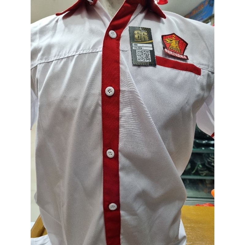 Jual kemeja partai gerindra lis merah | Shopee Indonesia