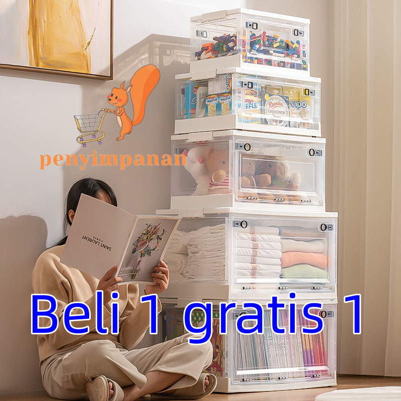 Jual kotak penyimpanan storage box lipat folding container box tempat ...