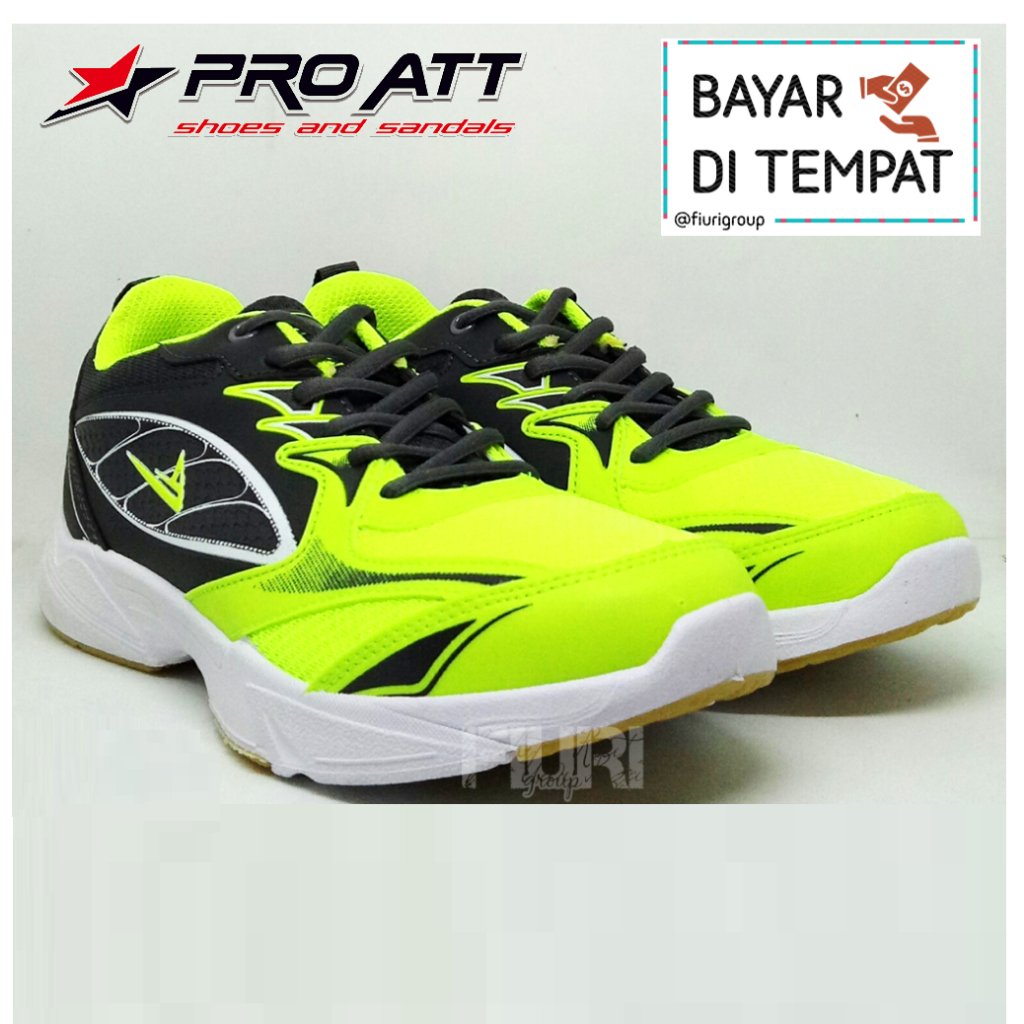 Jual FIURI - PRO ATT ORIGINAL - MW 503 LIME 39-42 - SEPATU OLAHRAGA PRIA - SEPATU BADMINTON PRIA ...