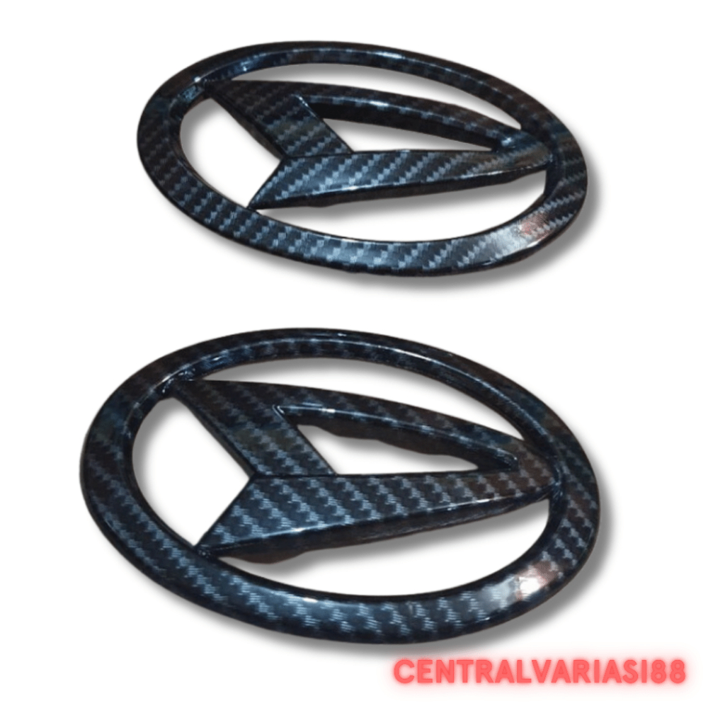 Jual EMBLEM LOGO LAMBANG DAIHATSU AYLA 2013-2015 2019-2022 SET CARBON ...