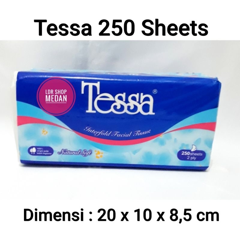 Jual TESSA Tissue Tisu Facial Tessa 250 sheets | Shopee Indonesia