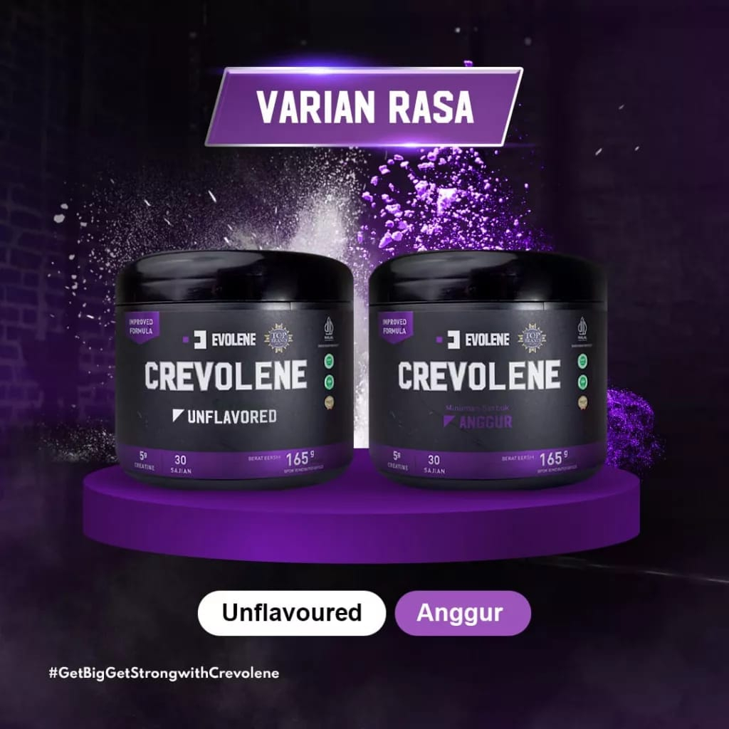 Jual CREVOLENE - EVOLENE 330GR/60X SERVING CREVOLEN CREATINE CREATIN ...