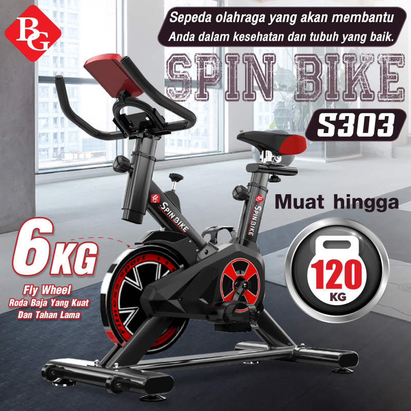 Jual BG SPORT Sepeda Statis Spin Bike Cardio Fitness | Shopee Indonesia