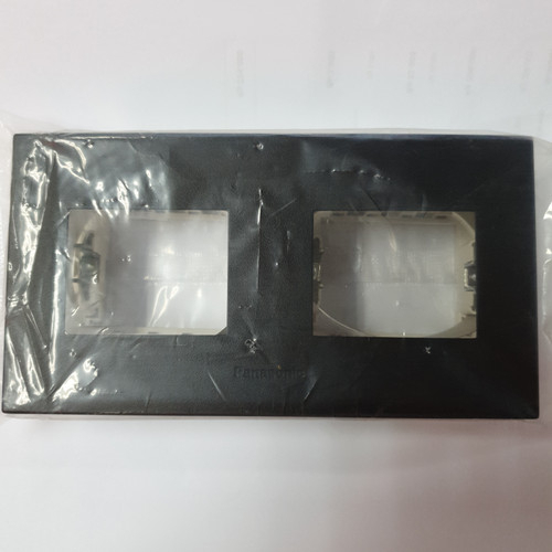 Jual Panasonic Frame Seri Seri 2 Gang 4 Device Hitam (WESJ-78049B ...