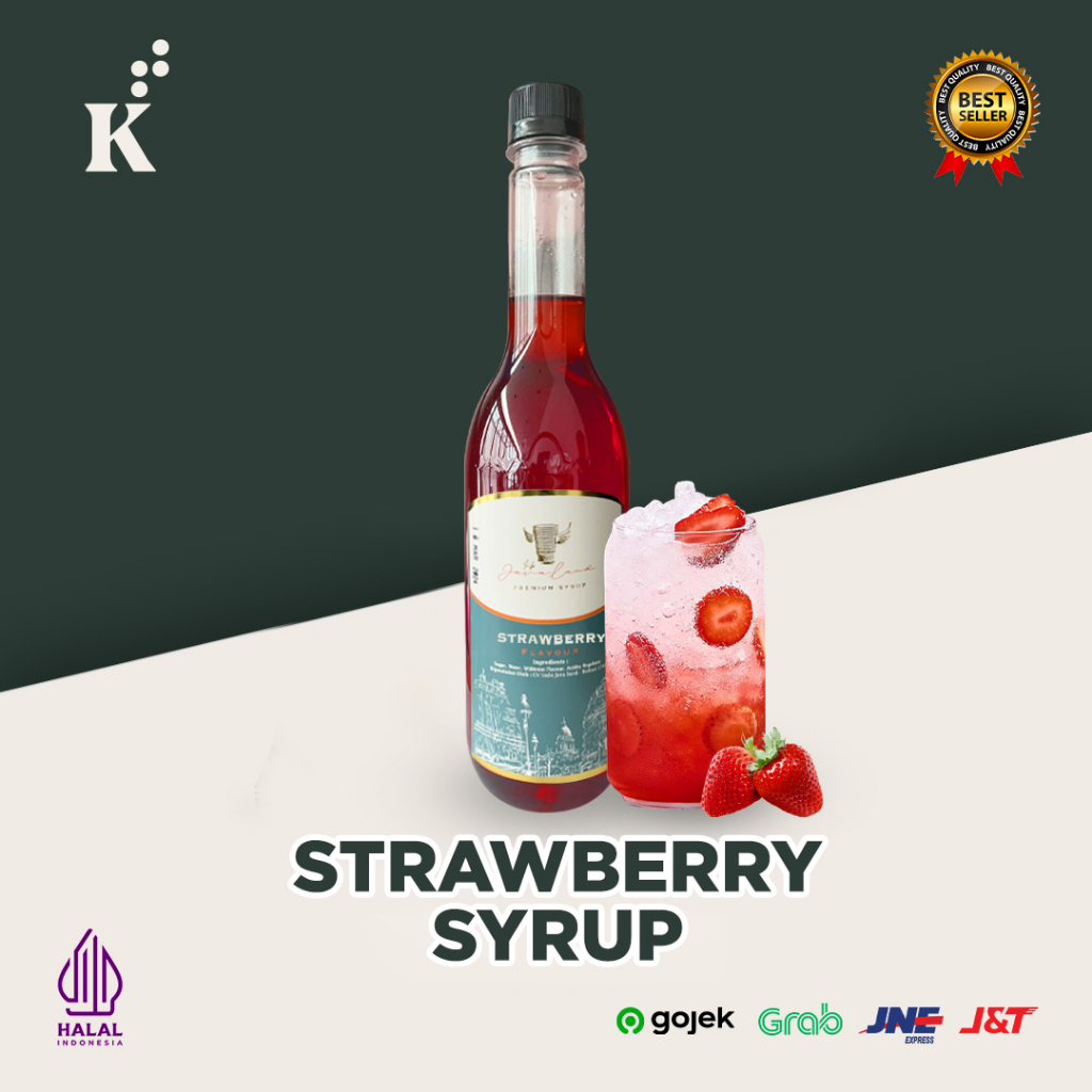 Jual Syrup Premium Javaland Sirup Aneka rasa Strawberry 620 Ml | Shopee ...
