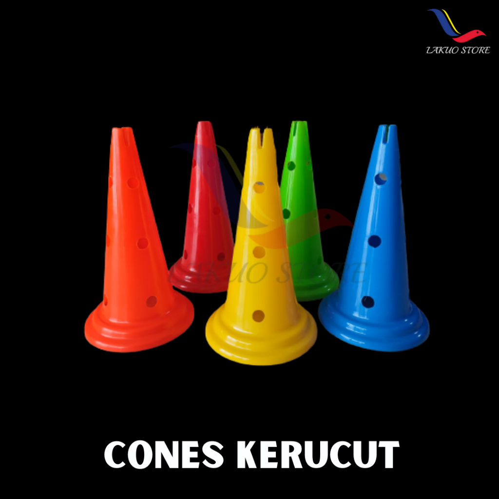 Jual CONES KERUCUT / CONE / KONS FISIK SEPAK BOLA / CONES KERUCUT 50 CM ...