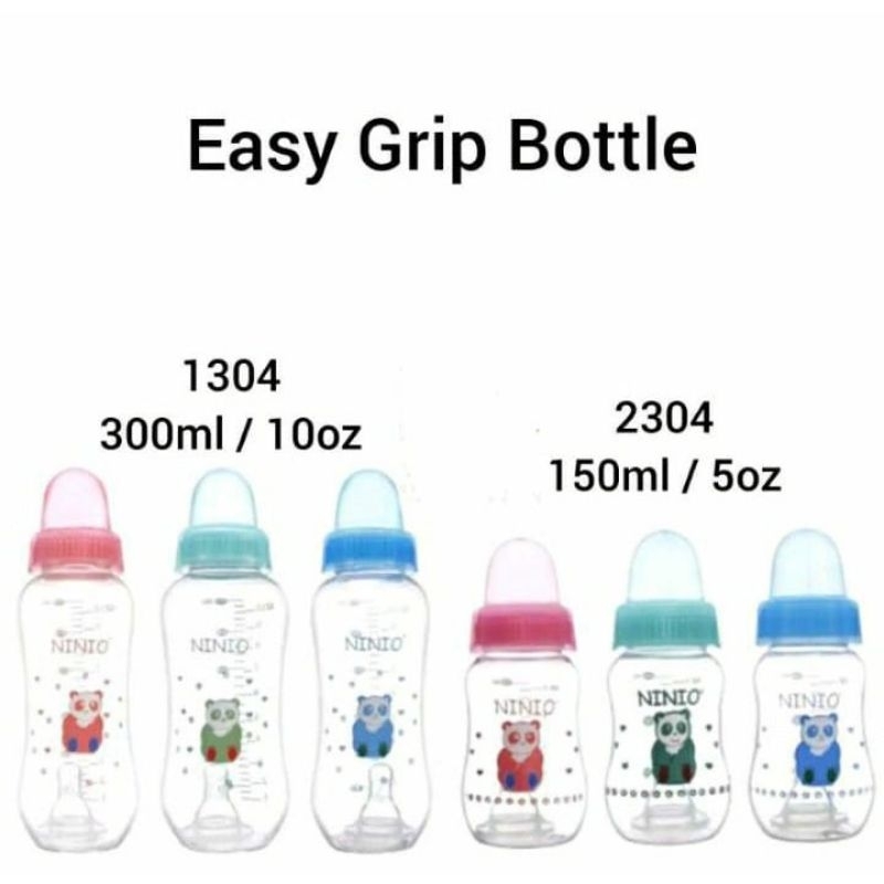 Jual botol dot susu bayi NINIO EASY GRIP 150ml dan 300ml | Shopee Indonesia