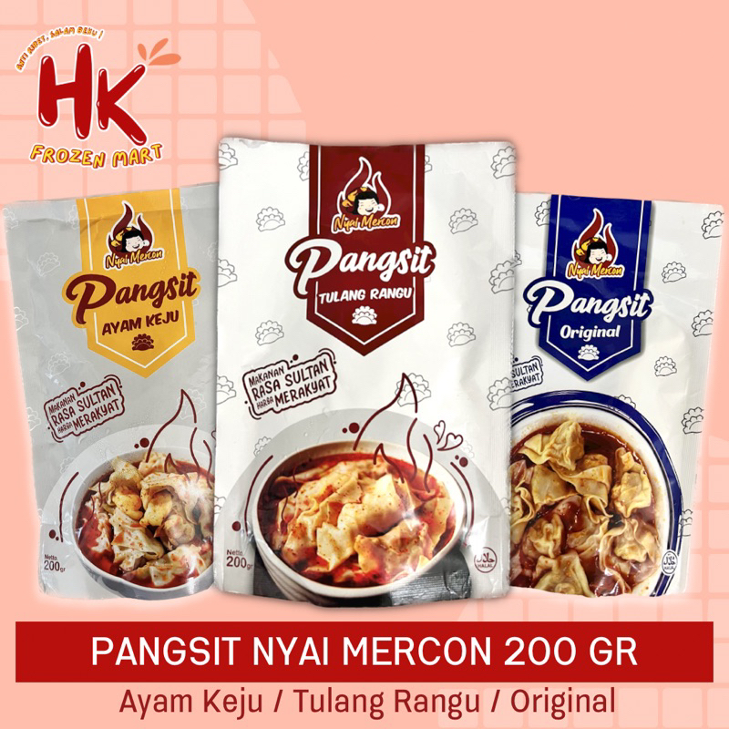 Jual Pangsit Nyai Mercon Tulang Rangu / Ayam Keju /Original 200gr ...