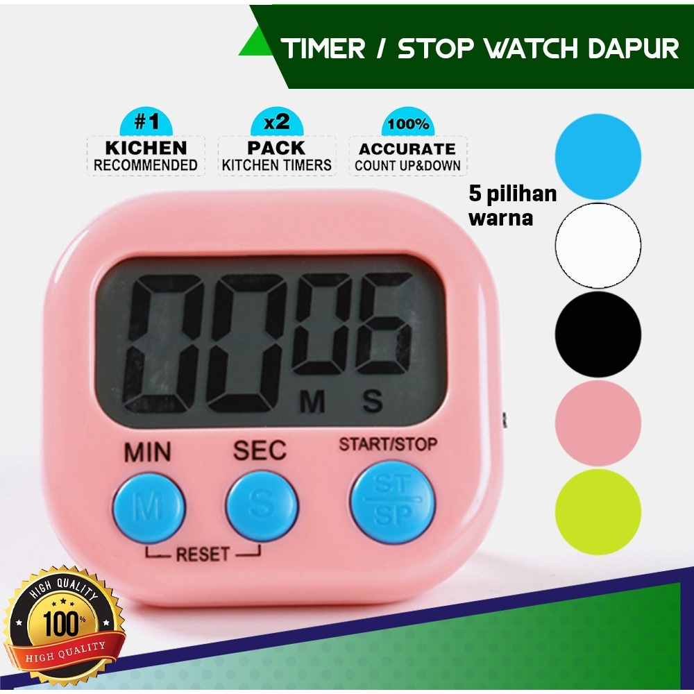 Jual DIGITAL TIMER STOPWATCH KITCHEN TIMER ALAT MASAK DAPUR | Shopee ...