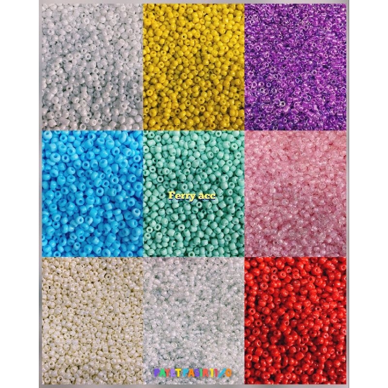 Jual 50gram payet pasir ukuran 11/o | Shopee Indonesia