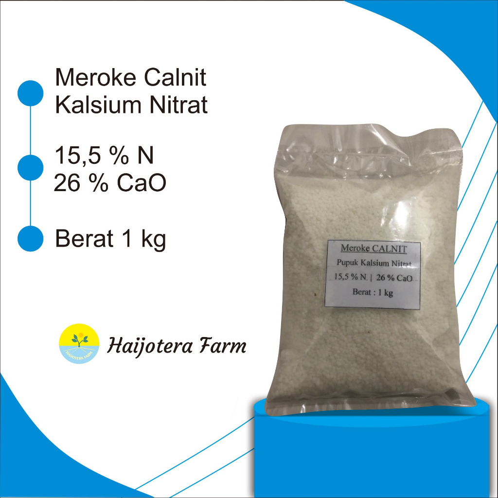 Jual Pupuk Meroke Calnit Kalsium nitrat 1 kg | Shopee Indonesia