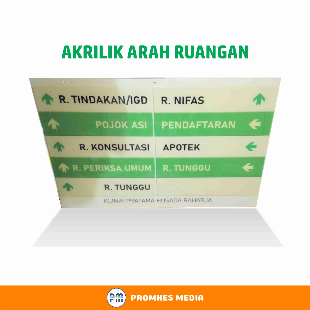 Jual Penunjuk Arah, Penunjuk Arah Jalan, Akrilik Penunjuk Arah Ruang ...
