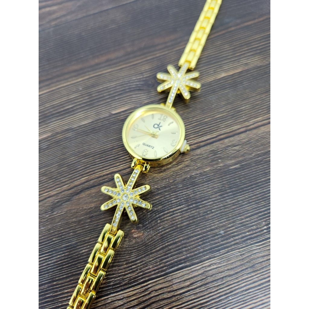 Jual JAM TANGAN GELANG RANTAI KECIL DK WARNA ROSEGOLD SLIM 584A/B/C/D ...
