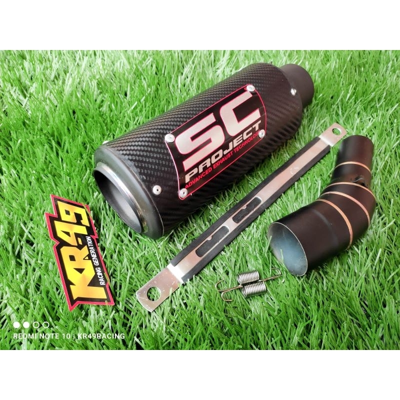 Jual knalpot racing SC Project Slip on CBR Ninja 250 fi Karbu Z250 CBR ...