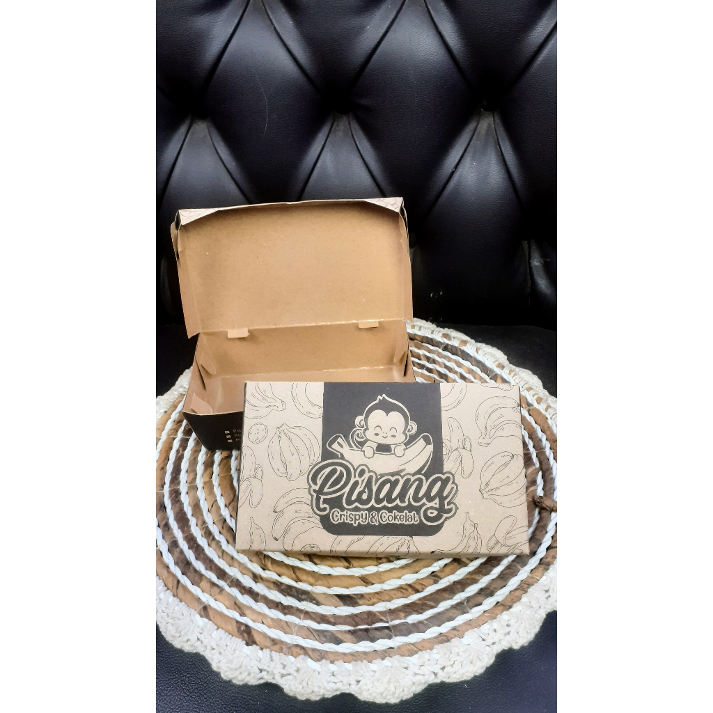 Jual Dus Pisang Krispy / Box Pisang Krispy / Packaging Pisang Krispy ...