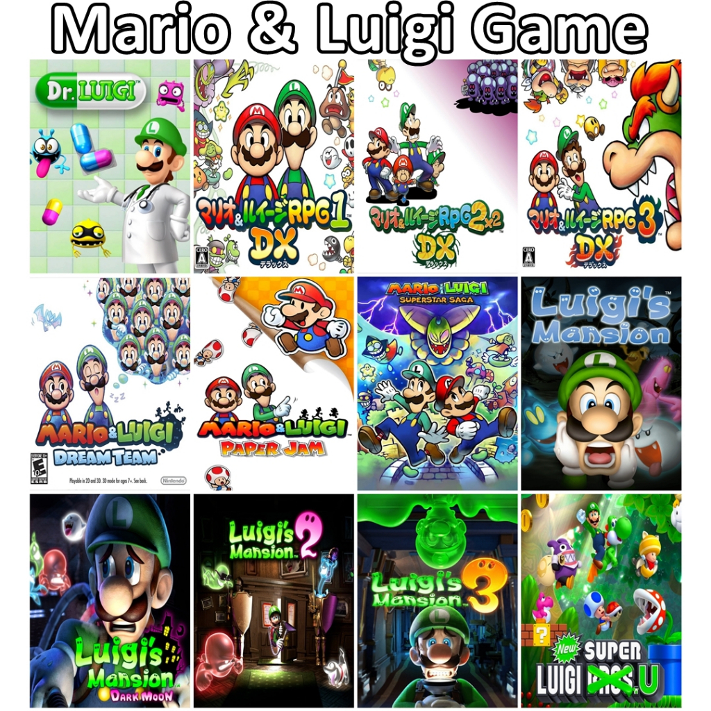 Jual Mario & Luigi Game Paket Lengkap SEMUA SERI untuk PC Laptop | Shopee Indonesia