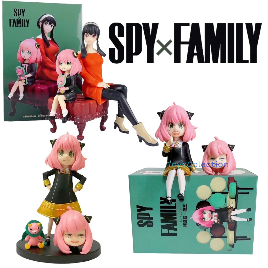 Jual ACTION FIGURE SPY X FAMILY ANYA FORGER CUTE CHIBI FACE TOPPER CAKE ...