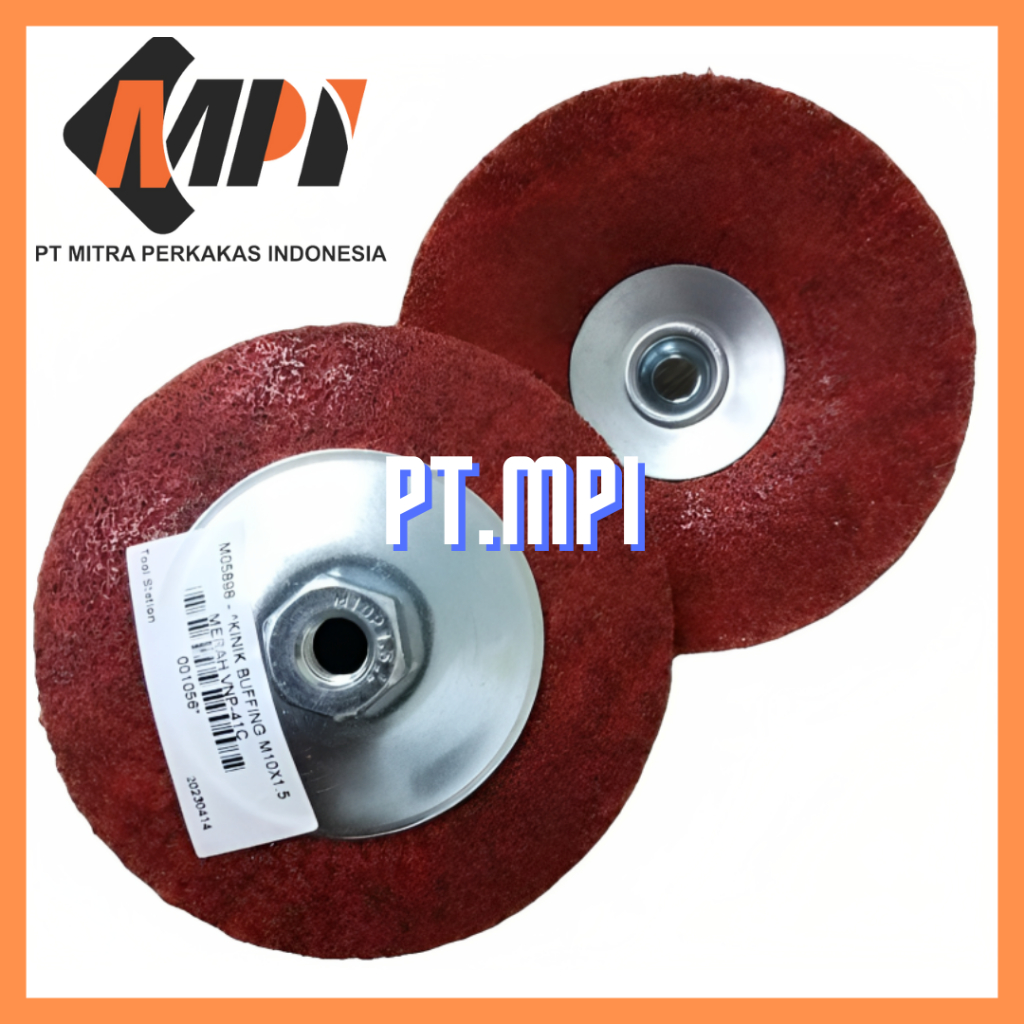 Jual Buffing Merah Kinik Sikat Non Woven Grinding Dish M10X1.5 VNP-41C ...