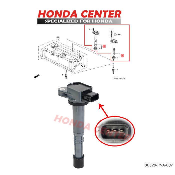 Jual Rmx,Koil Coil Pengapian Honda Crv Rd Gen2 Stream 2000cc Crv Re ...
