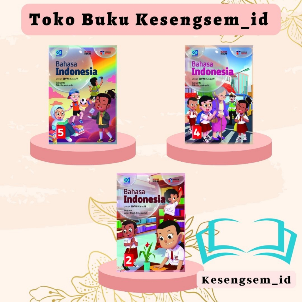 Jual Buku Bahasa Indonesia Kelas 1, 2, 3, 4, 5, 6 SD/MI Kurikulum Merdeka - Grafindo | Shopee ...