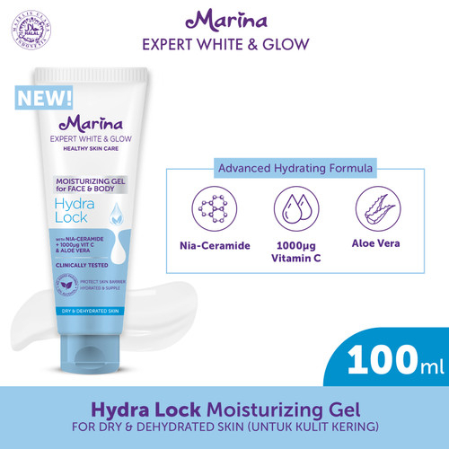 Jual Marina Moisturizing Gel Fore Face & Body 100ml | Shopee Indonesia