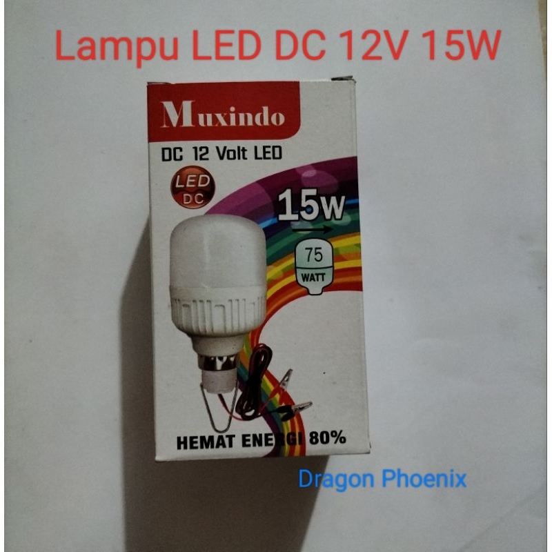 Jual Lampu LED DC 12V /Lampu aki 15W muxindo | Shopee Indonesia