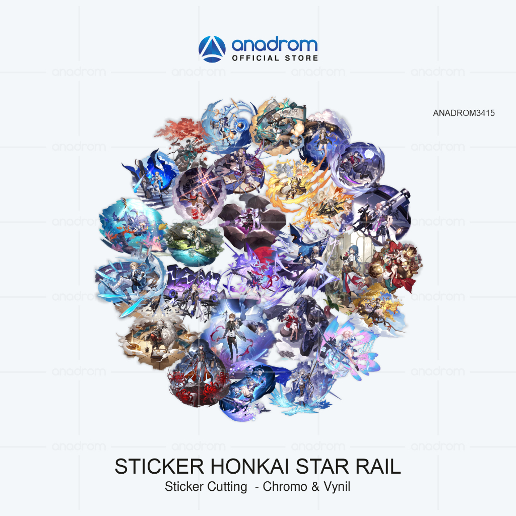 Jual Sticker Char Honkai Star Rail I Sticker Chibi Character I Anadrom ...