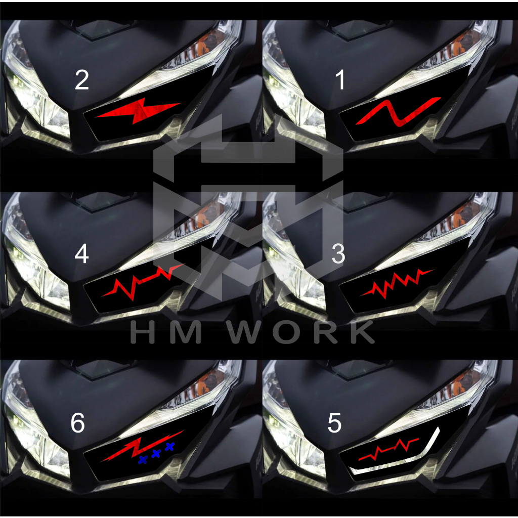 Jual STICKER LAMPU PICEK VARIO LED OLD SEBELAH KIRI | Shopee Indonesia