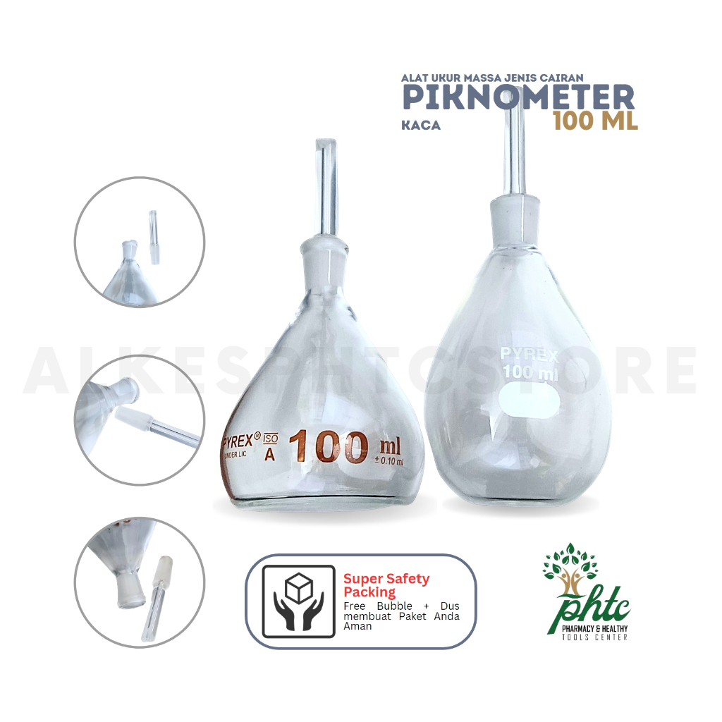 Jual PIKNOMETER 100ml l PICNOMETER 100ml l PIKNO METER 100 ml | Shopee ...