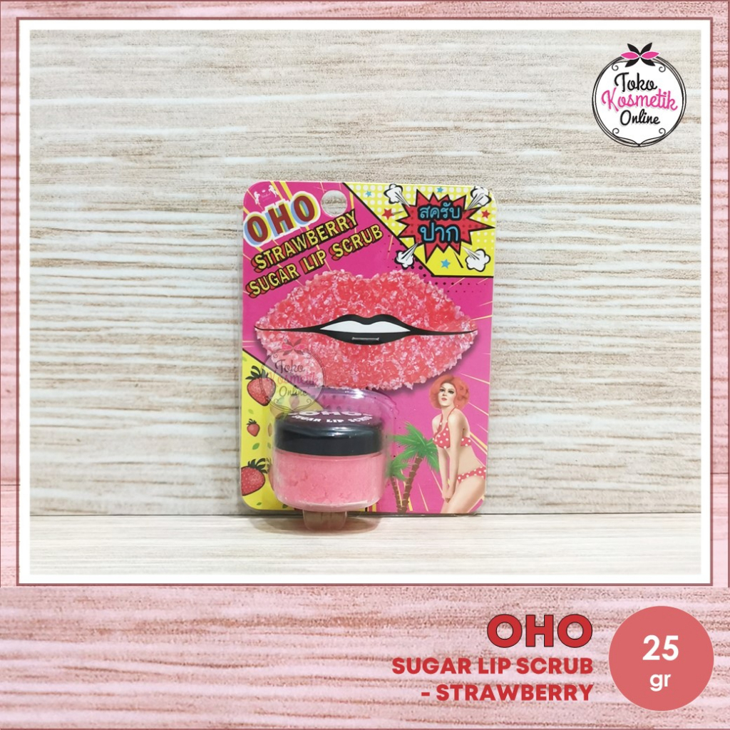 Jual OHO SUGAR LIP - Lips scrub Perawatan Bibir | Shopee Indonesia