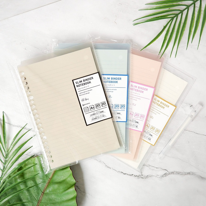 Jual Panmomo Slim File Binder Notebook B5 & A5 / Notebook Binder ...