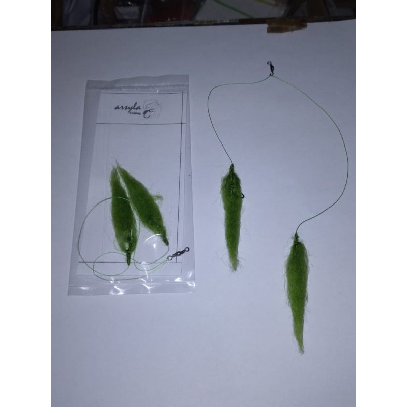 Jual 1pcs lumut tiruan 2kail umpan pancing | Shopee Indonesia