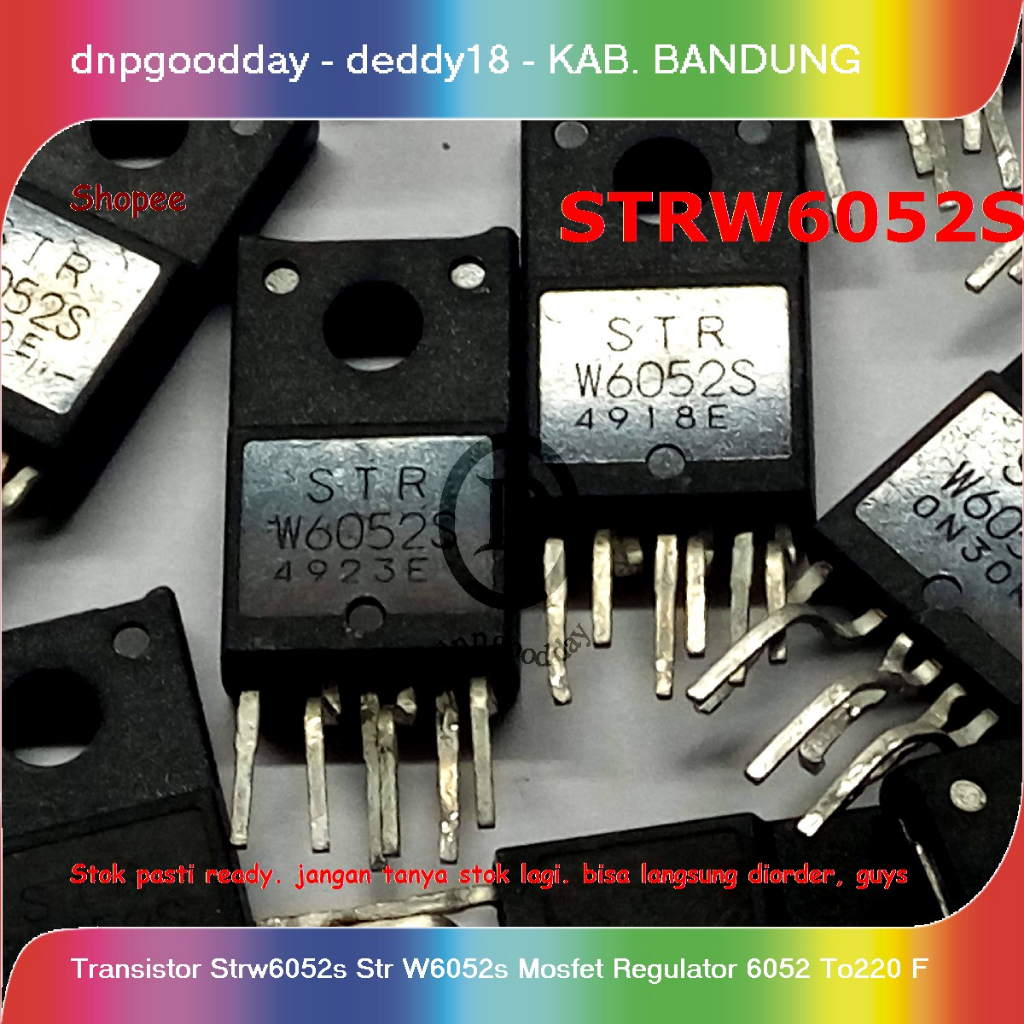 Jual Transistor Strw6052s Str W6052s Mosfet Regulator 6052 To220 F ...