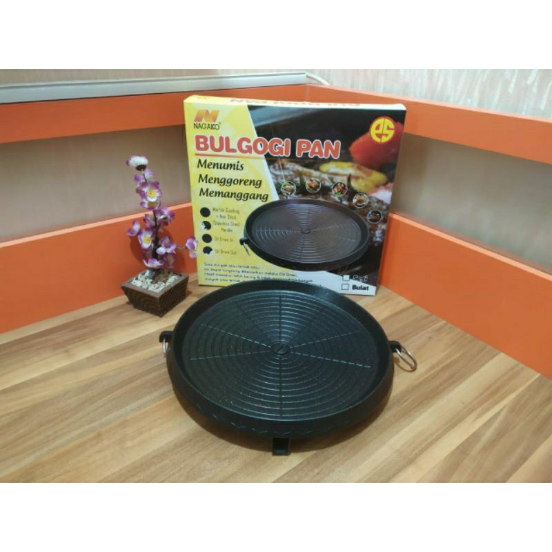 Jual Grill Pan Bulgogi Round Bulat (Nagako) | Shopee Indonesia