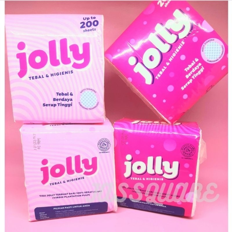Jual Tisu 2 Ply Jolly 200Sheet Pink Original Jolly Pink | Shopee Indonesia