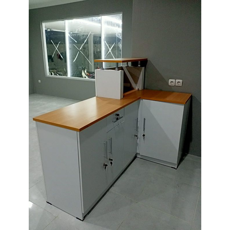Jual MEJA KANTOR MEJA RESEPSIONIS MEJA KASIR MEJA LAUNDRY MEJA KLINIK ...