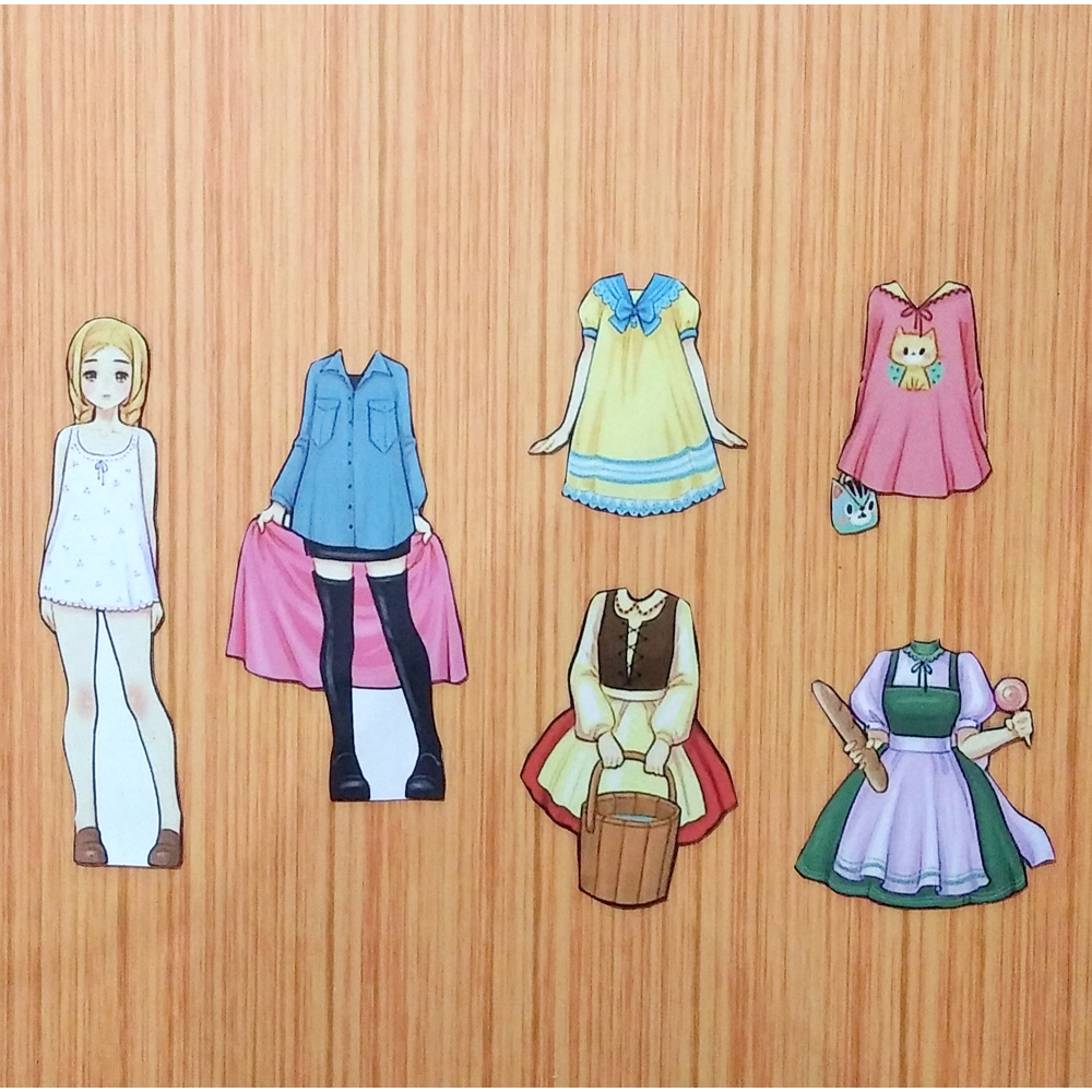 Jual Bp Bpan Orang Mainan Anak Edukasi Paper Doll Bongkar Pasang Baju ...