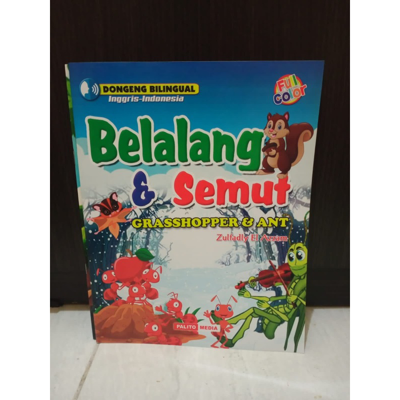 Jual Dongeng Bilingual Belalang dan Semut (Grasshopper and Ant ...