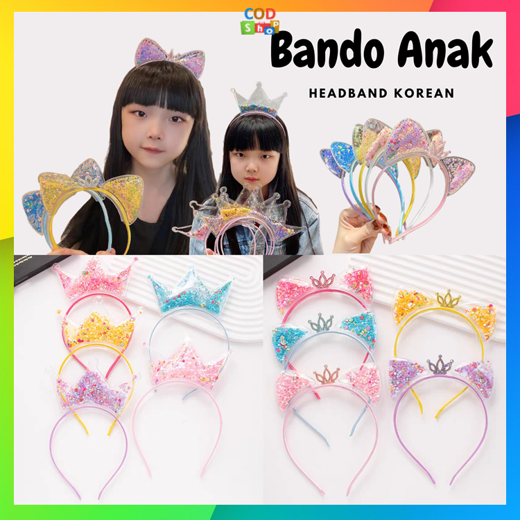 Jual COD - F5824 Bando Anak Lucu Bentuk Telinga Kucing / Aksesoris ...