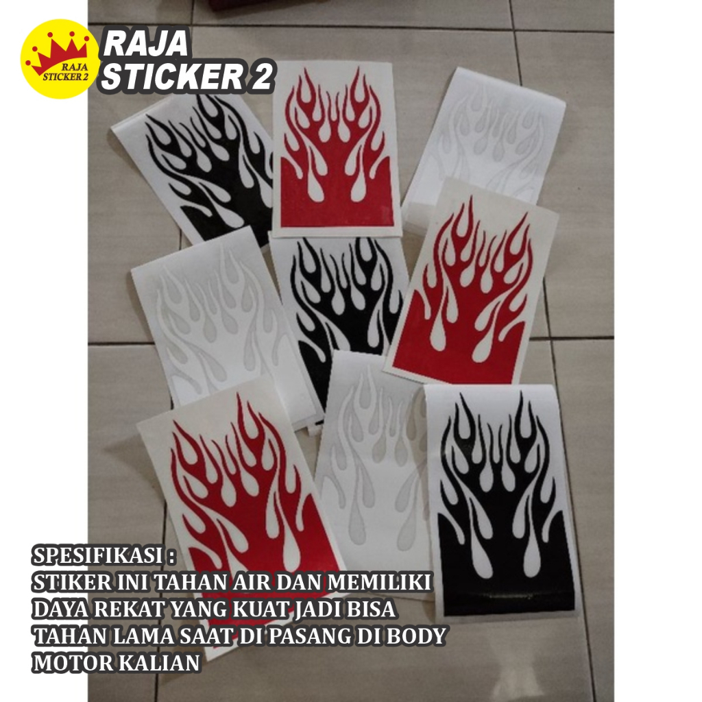 Jual STICKER STIKER CUTTING SPAKBOR LIDAH API | Shopee Indonesia