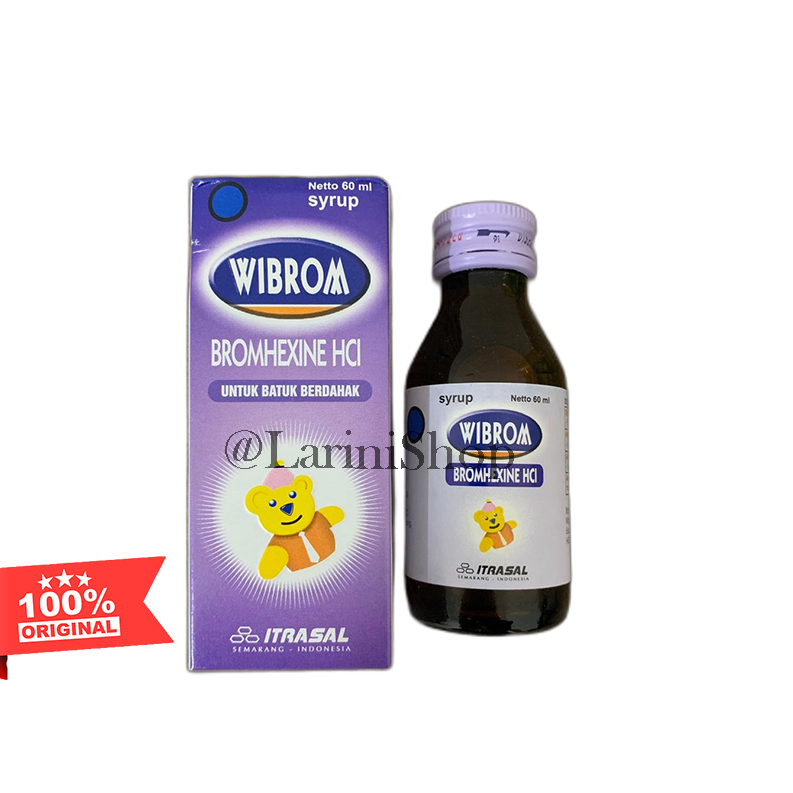 Jual WIBROM 4MG/5 SIRUP 60 ML OBAT BATUK DAN PILEK ITRASAL | Shopee ...