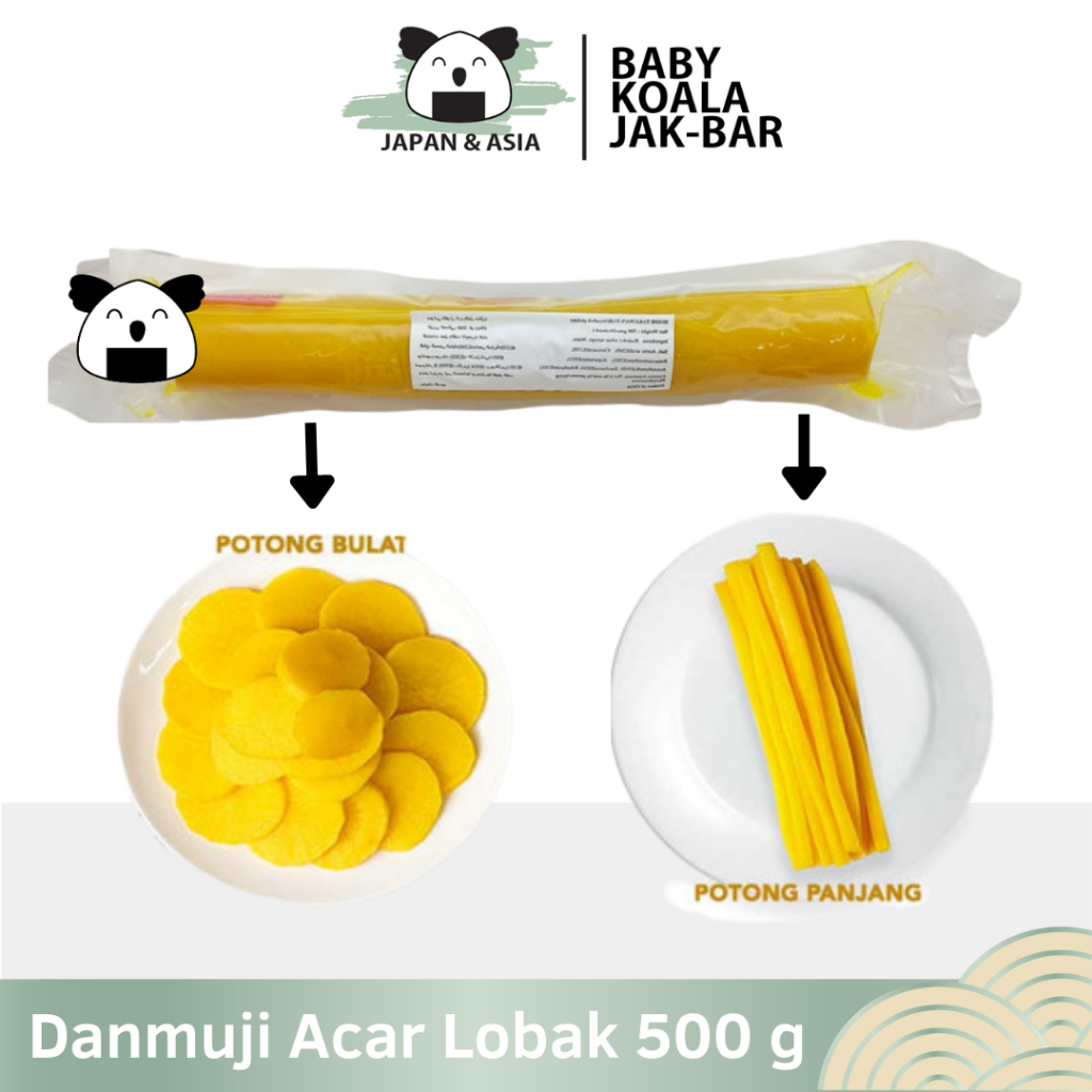 Jual DANMUJI Acar Lobak Korea 500 g │ Gimbab Dan Muji Pickled Daikon ...