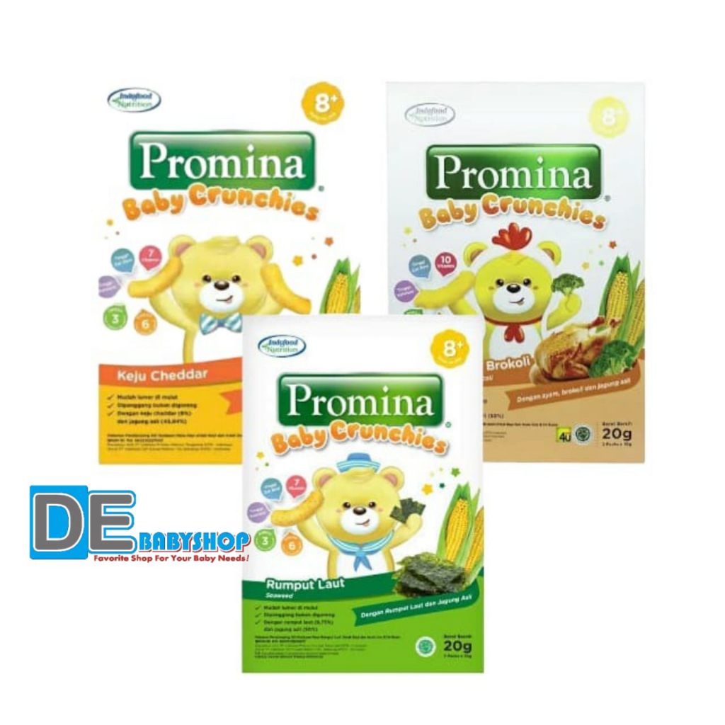 Jual Promina Baby Crunchies Snack MPASI Bayi Baby Food Keju 20 Gr ...